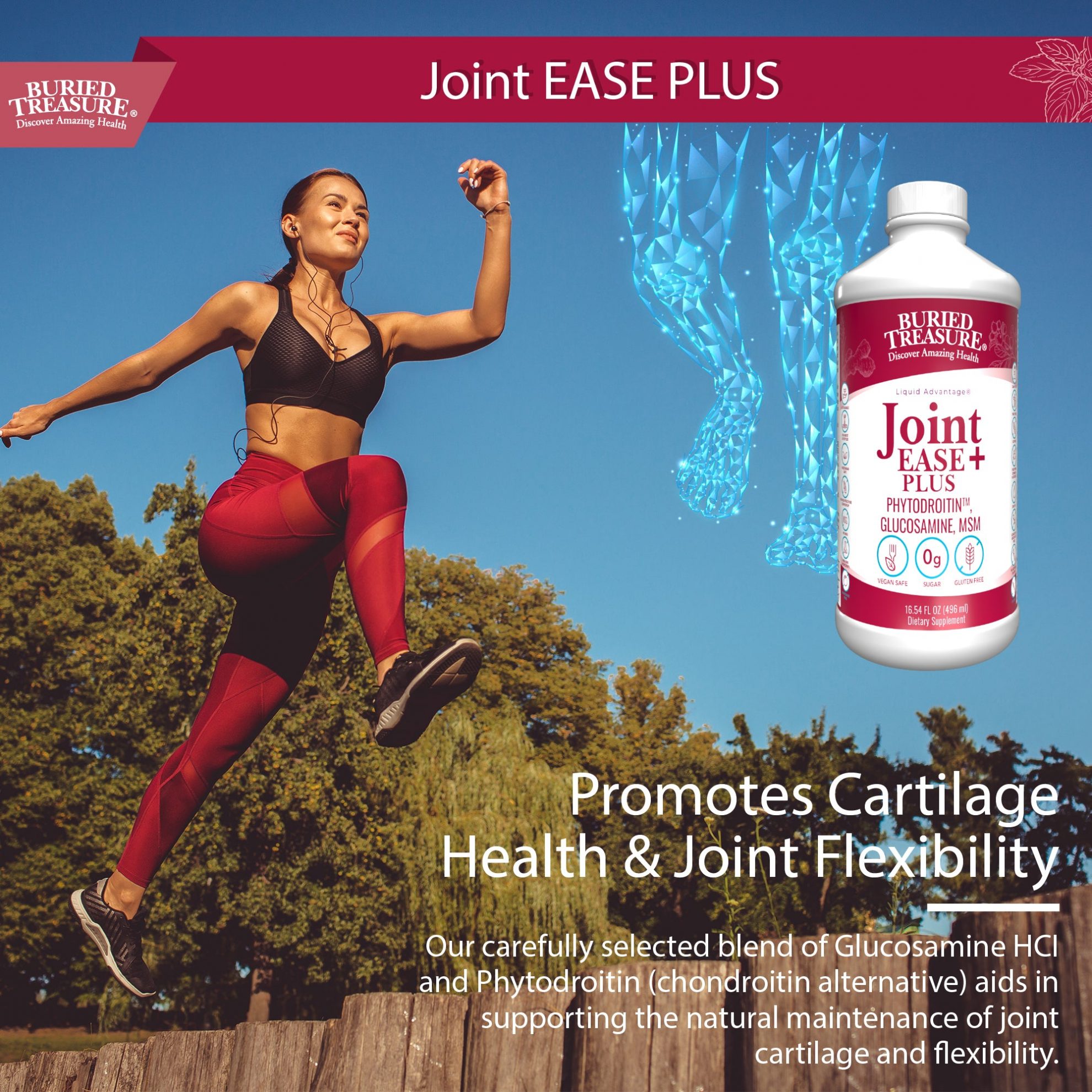 Joint Ease Plus | Glucosamine Chondroitin with MSM and Turmeric | Joint ...