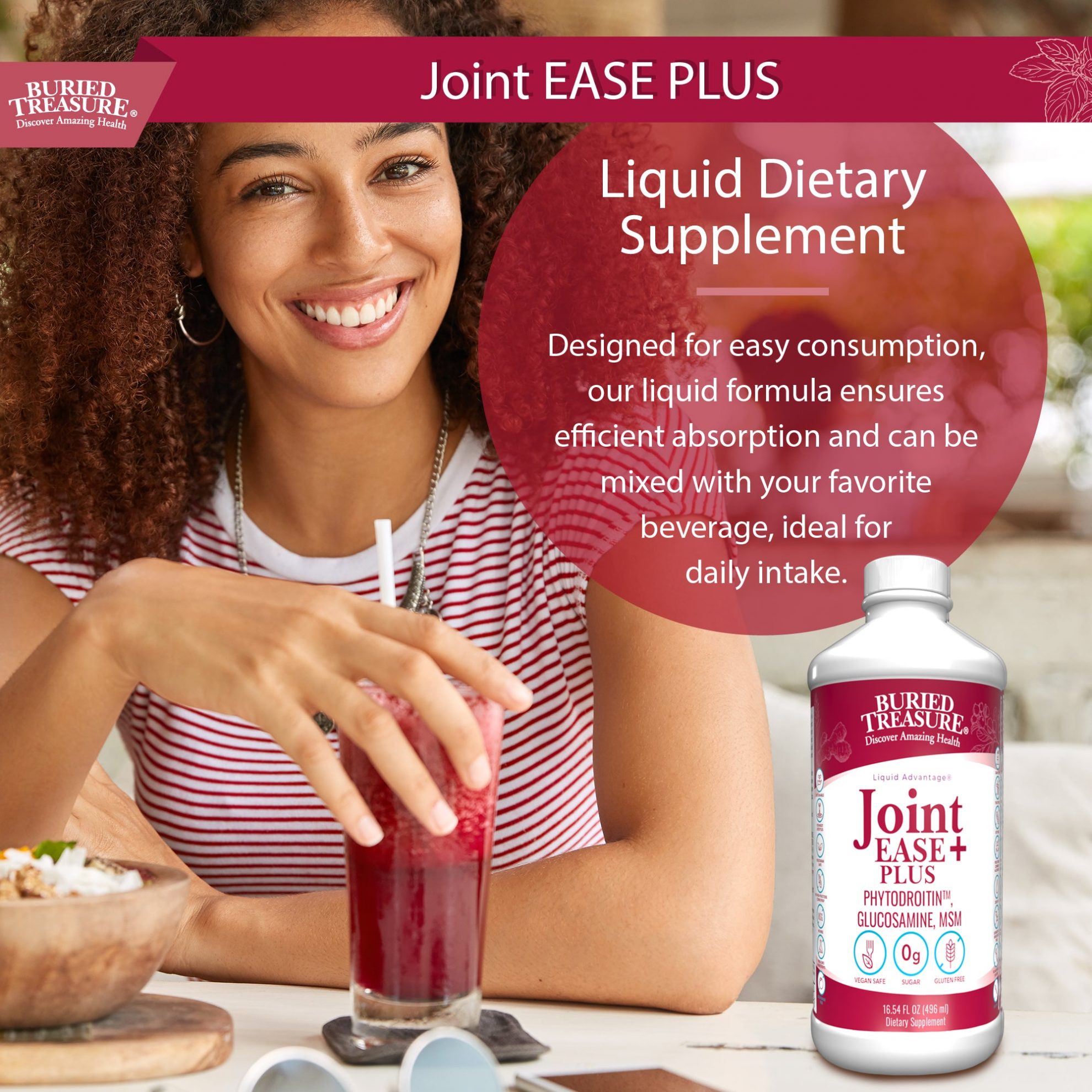 Joint Ease Plus | Glucosamine Chondroitin with MSM and Turmeric | Joint ...
